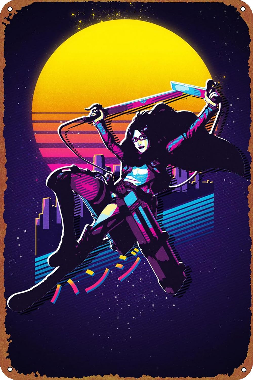 Amazon.com: SNK Hange Zoe Game Poster Vintage Tin Sign for Bar Office ...