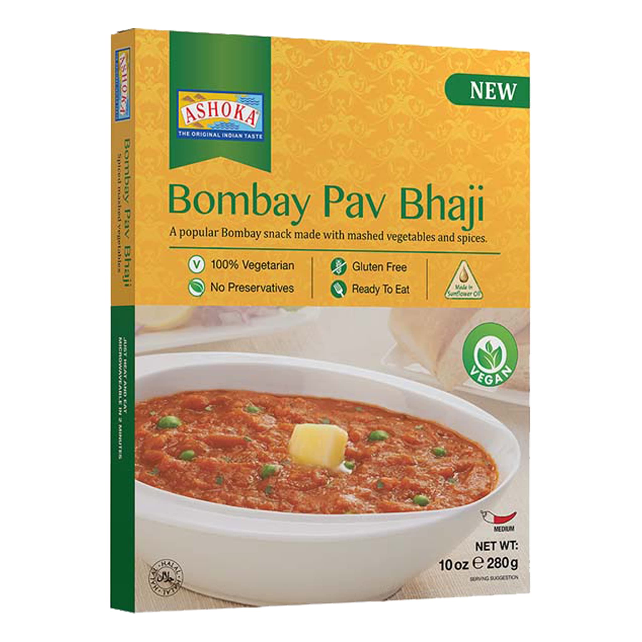 Buy Ashoka Instant Bombay Pav Bhaji, 280 g - Pack of 20 Online at ...