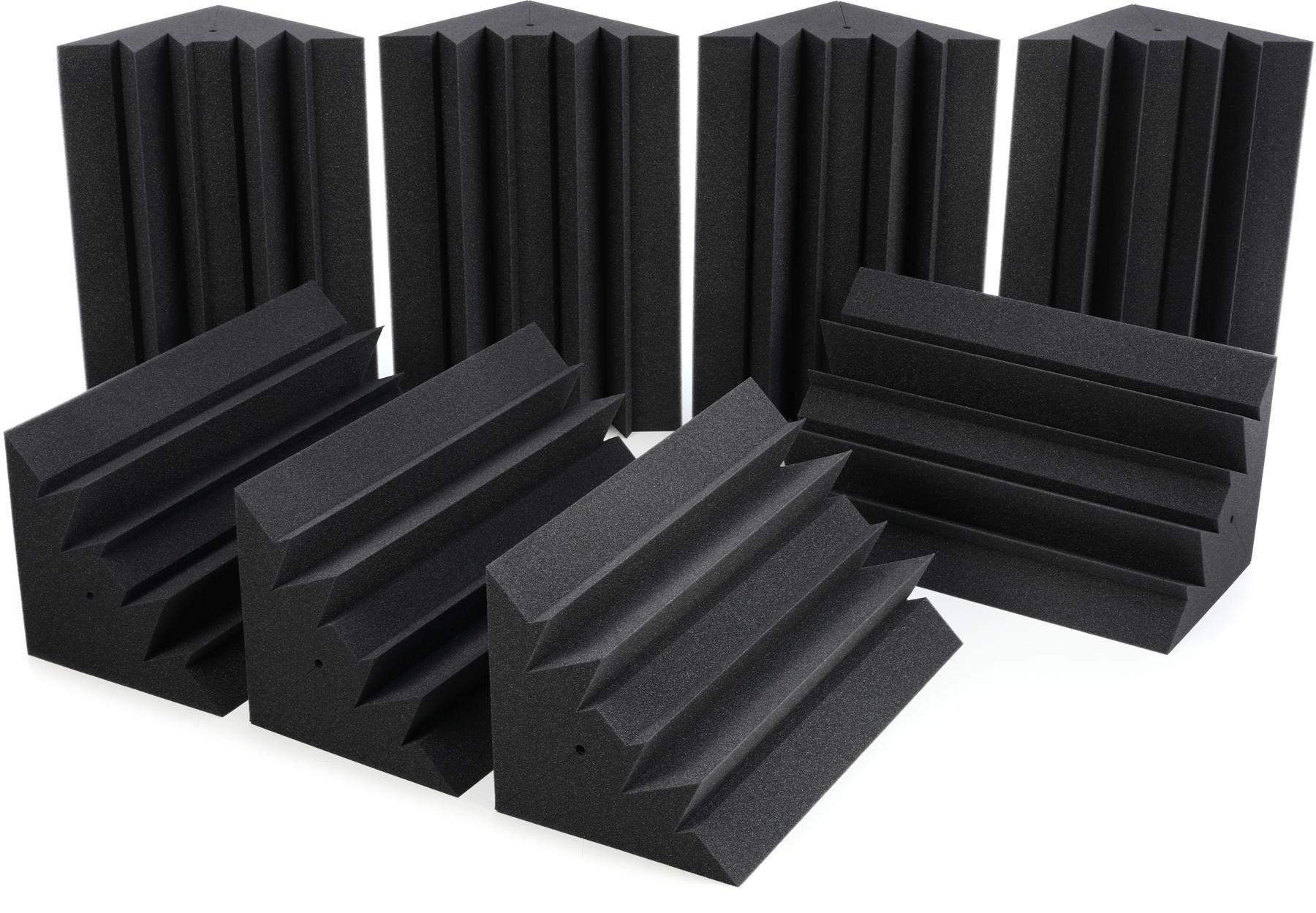 Amazon.com: Auralex LENRD Studiofoam Bass Traps 8-Pack - Charcoal ...