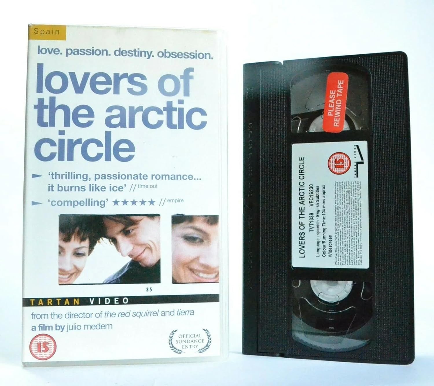 Lovers Of The Arctic Circle [VHS] : Najwa Nimri, Fele Martinez, Maru ...