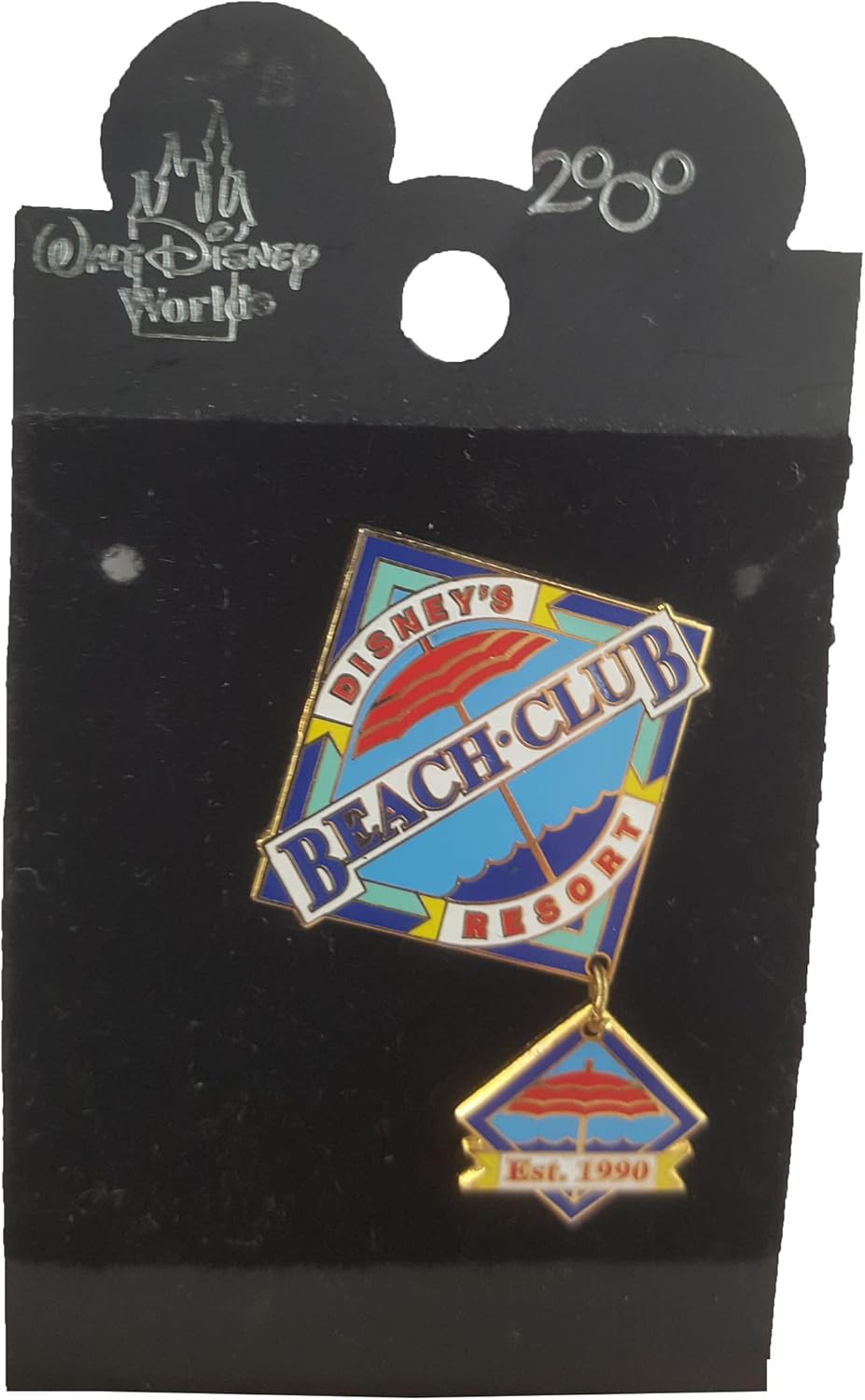 Disney Pin - Disney's Beach Club Resort - Est. 1990 - Dangle at Amazon ...