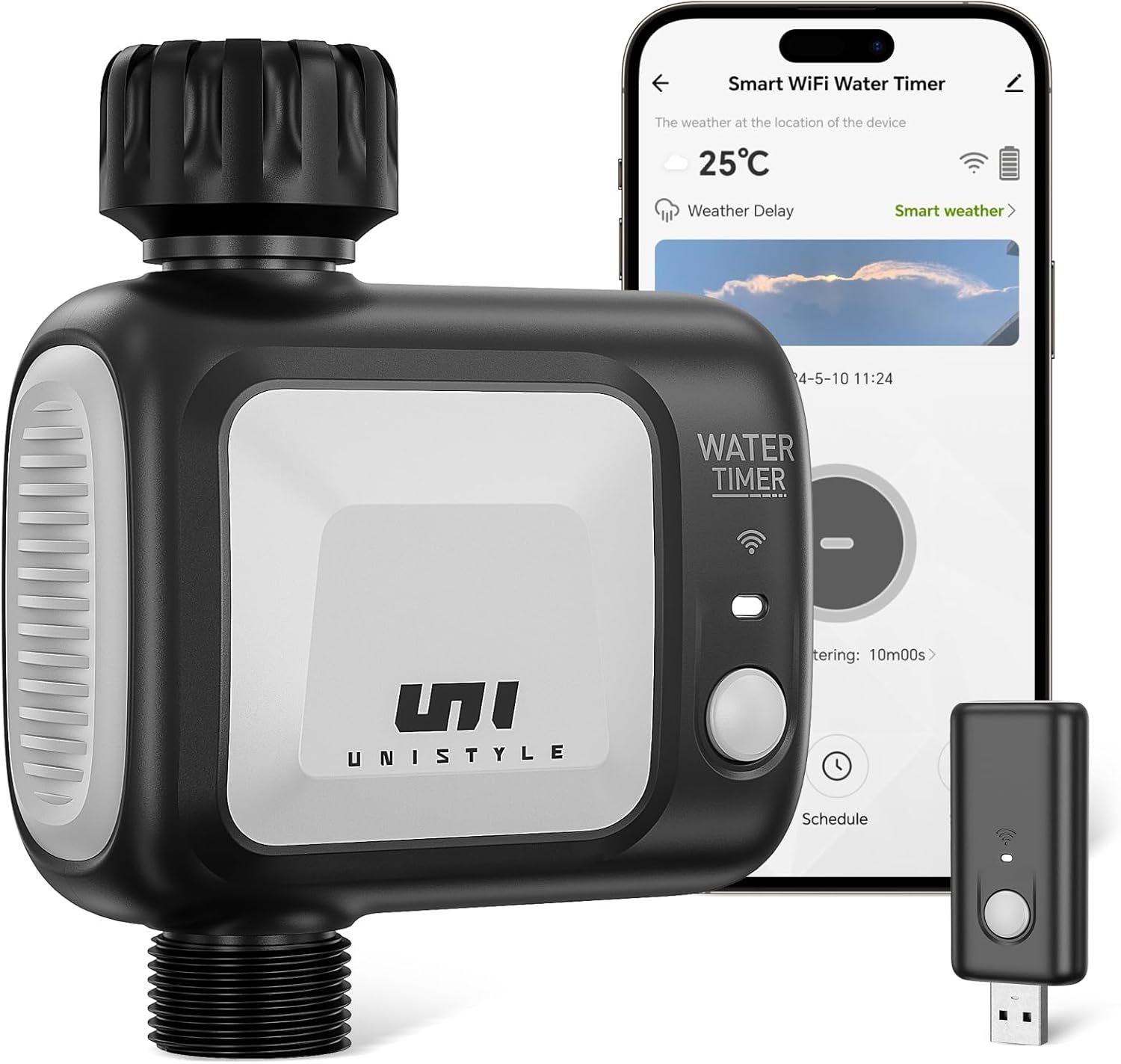 Amazon.com: WiFi Sprinkler Timer, Unistyle Programmable Smart Water ...