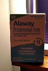 Amazon.com: Alaway Eye Drops, Preservative Free Antihistamine Eye Drops ...