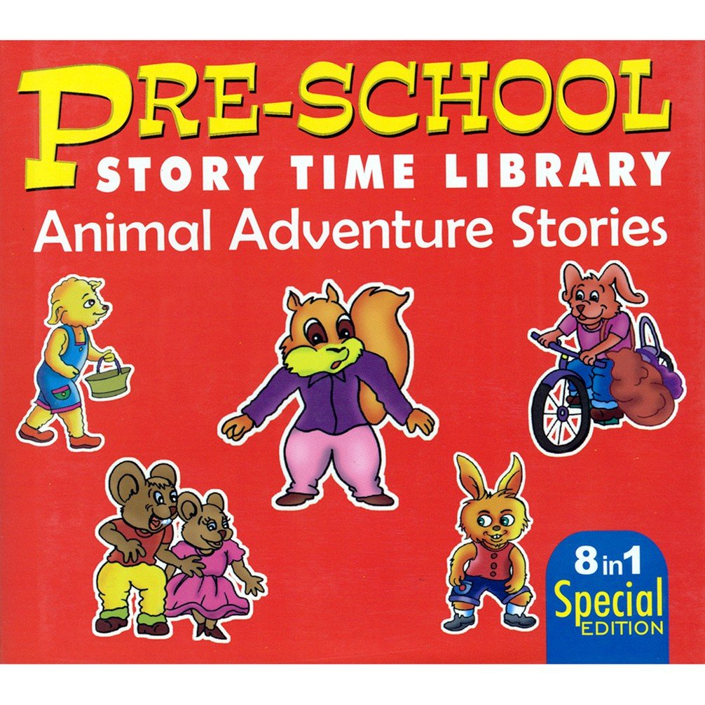 Buy Animal Adventure Stories (Preschool Story Time Library 8 in 1) Book ...