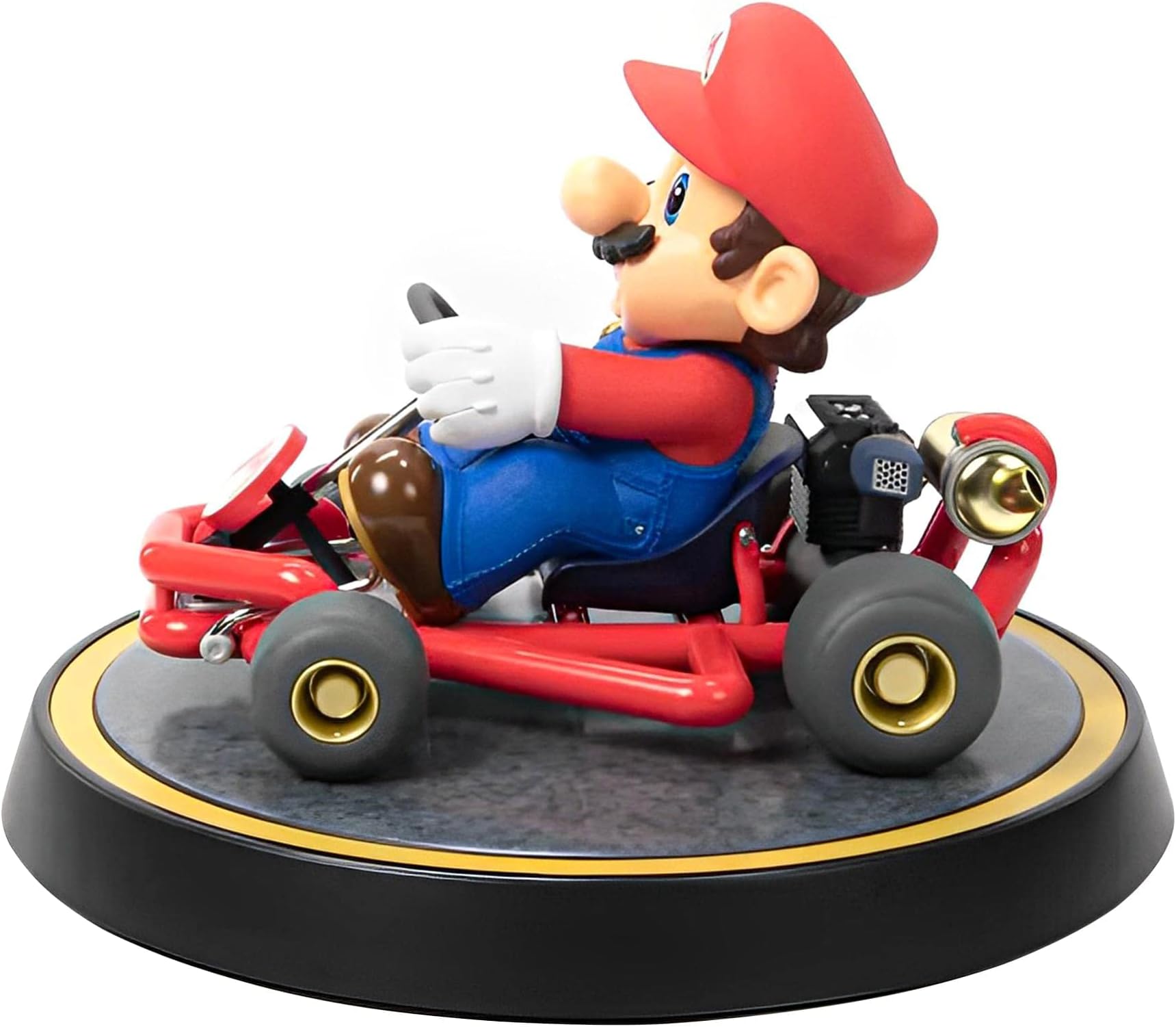 Amazon.com: First 4 Figures Mario Kart: Mario Statue : Toys & Games