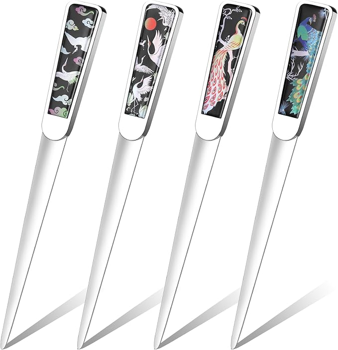 Amazon.com : 4 Pieces Letter Opener Knife Stainless Steel Envelope ...