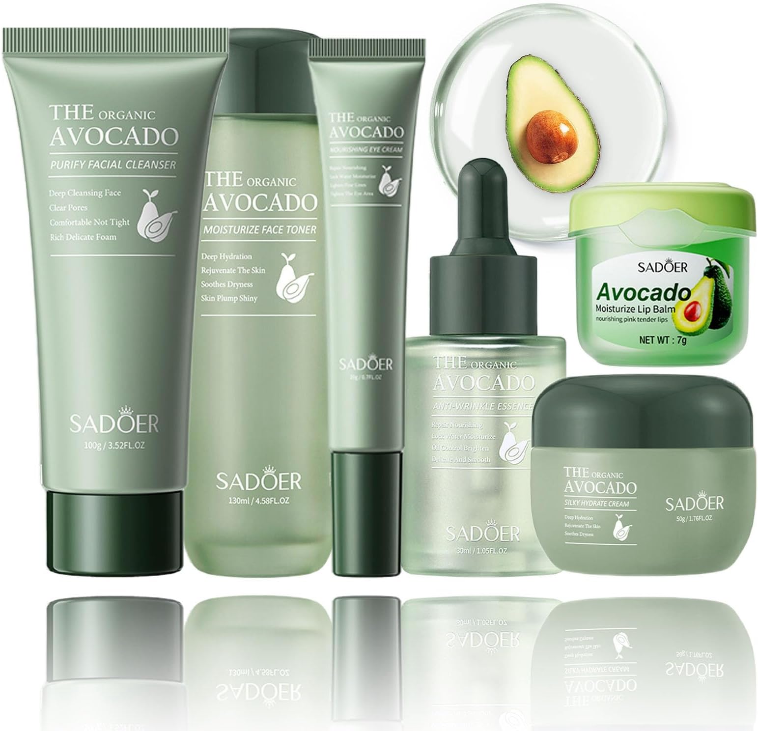 Amazon.com : Sakura Face Care Set for Women, 17Pcs Moisturizing Skin ...