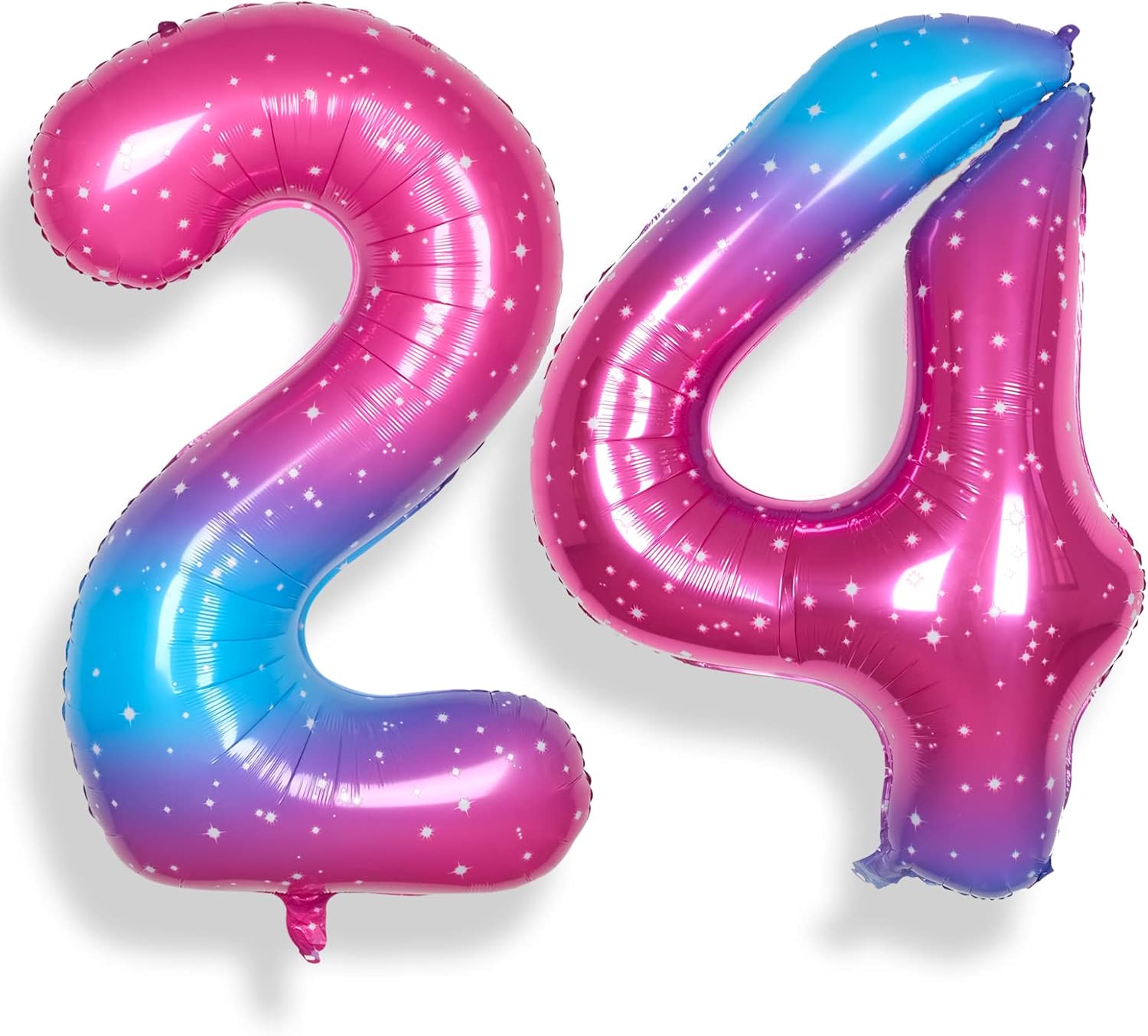 Amazon.com: RainbowQ Party 24 Balloon Numbers 40 Inch for Women Big ...