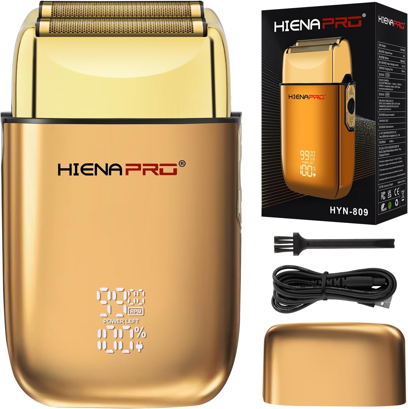 Amazon.com: HIENA PRO Foil Shaver for Men Barber, Double Electric Foil ...
