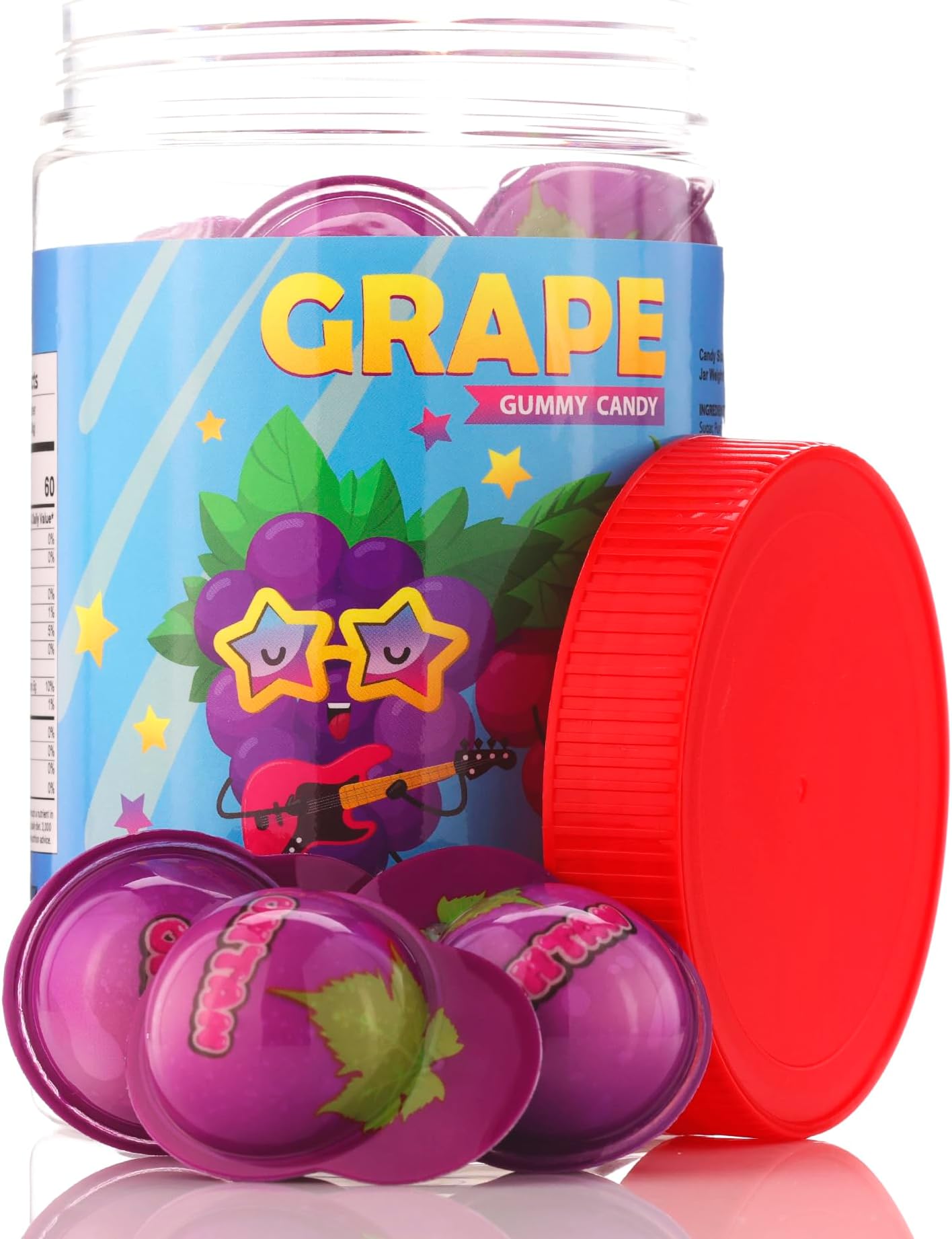 Amazon.com : Gummy Candy for Kids, Grape Candy - Individually Wrapped ...