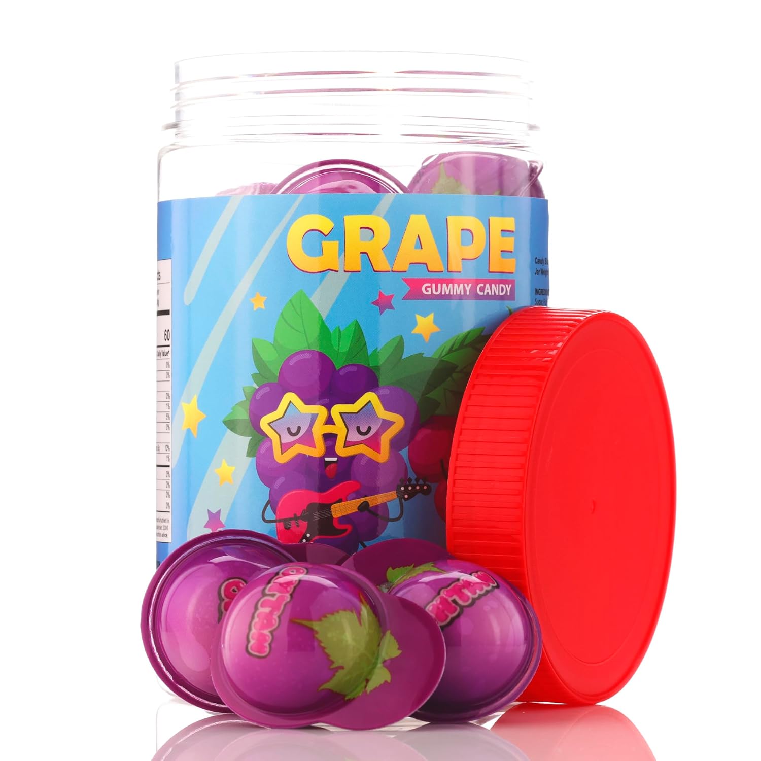 Amazon.com : Gummy Candy for Kids, Grape Candy - Individually Wrapped ...