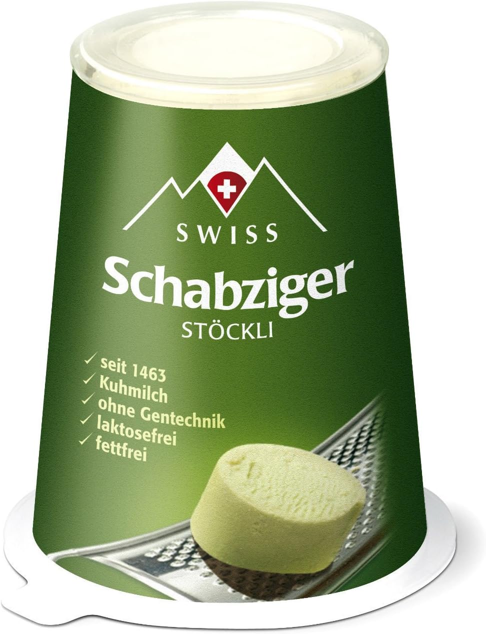 Swiss Schabziger Stöckli Low-Fat Cheese Swiss Cheese Grated 100g ...