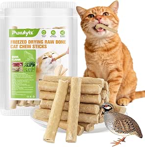 Amazon.com : Puxulyiz Freezed Drying 50g Cat Chew Sticks Quail Flavor ...