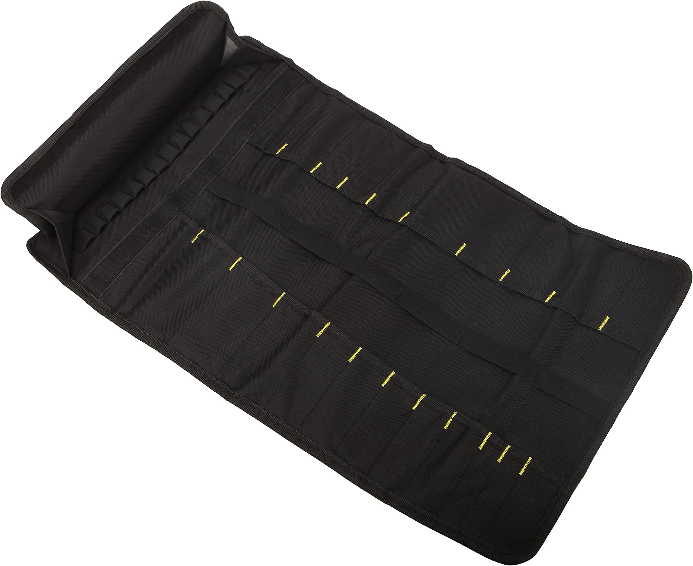 Unibos Canvas 16 Pocket Tool Roll Spanner Wrench Tool Storage Bag Case ...