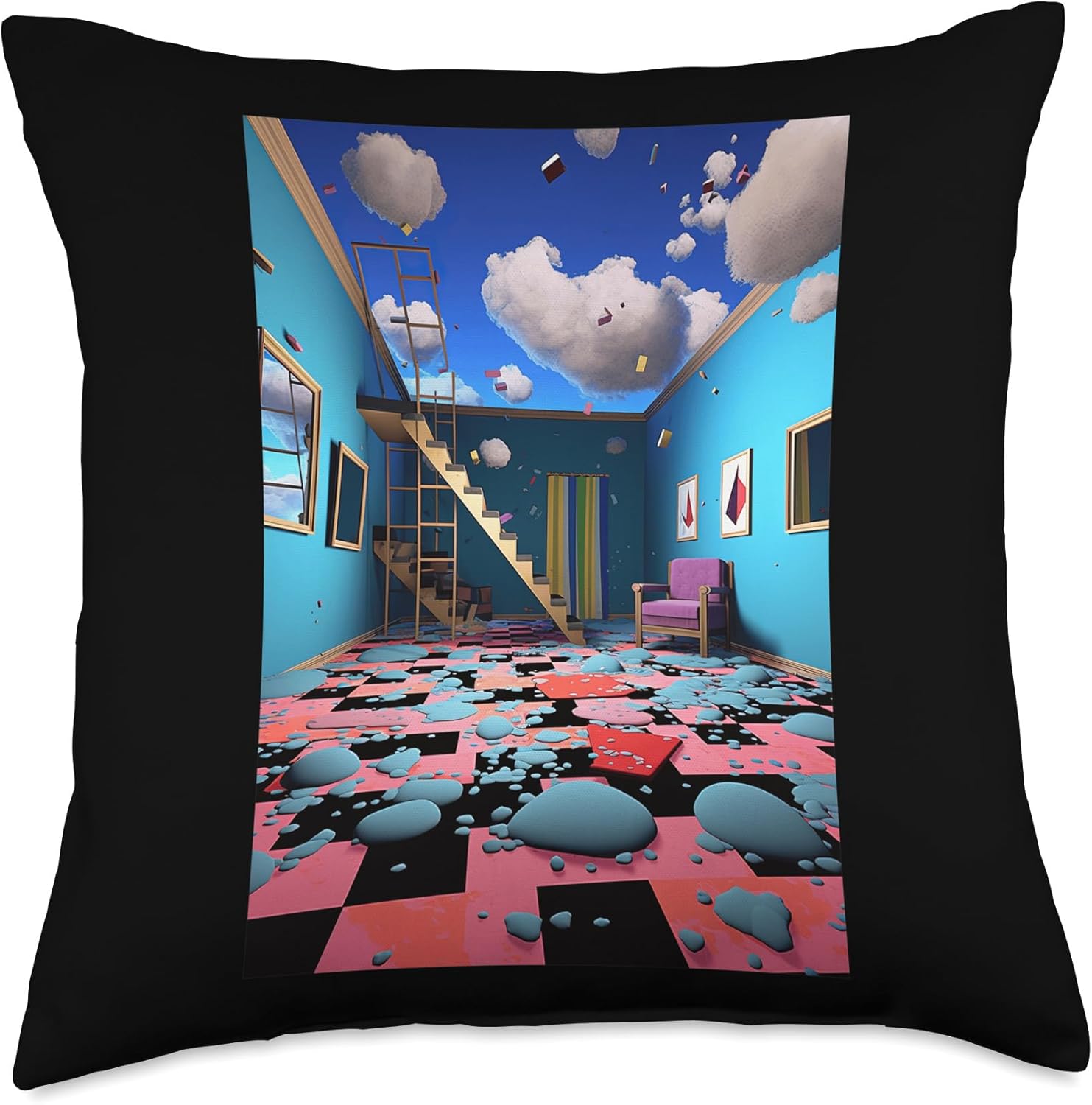 Amazon.com: Cursed Weirdcore Aesthetic Designs Colorful Interior ...