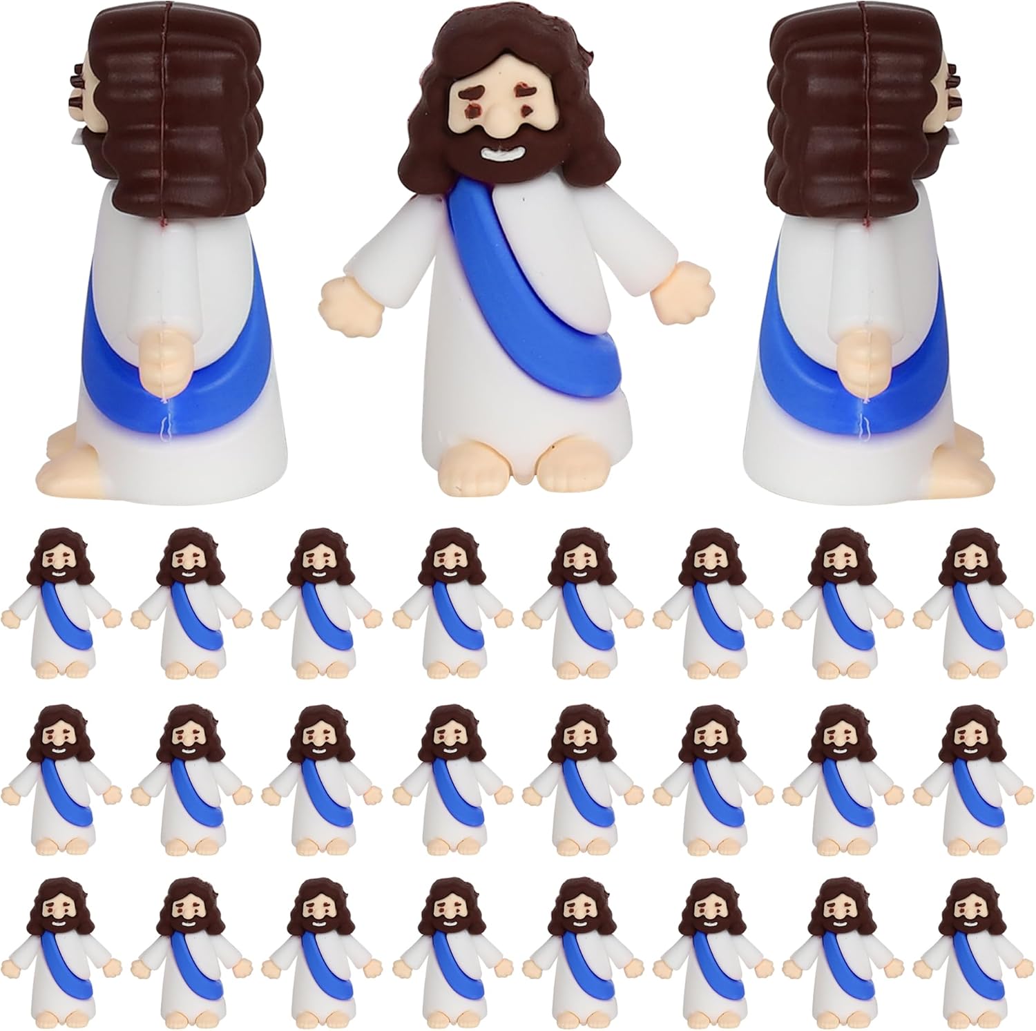 Amazon.com: 24 Pack Little Jesus Figures Cupcake Toppers Original ...