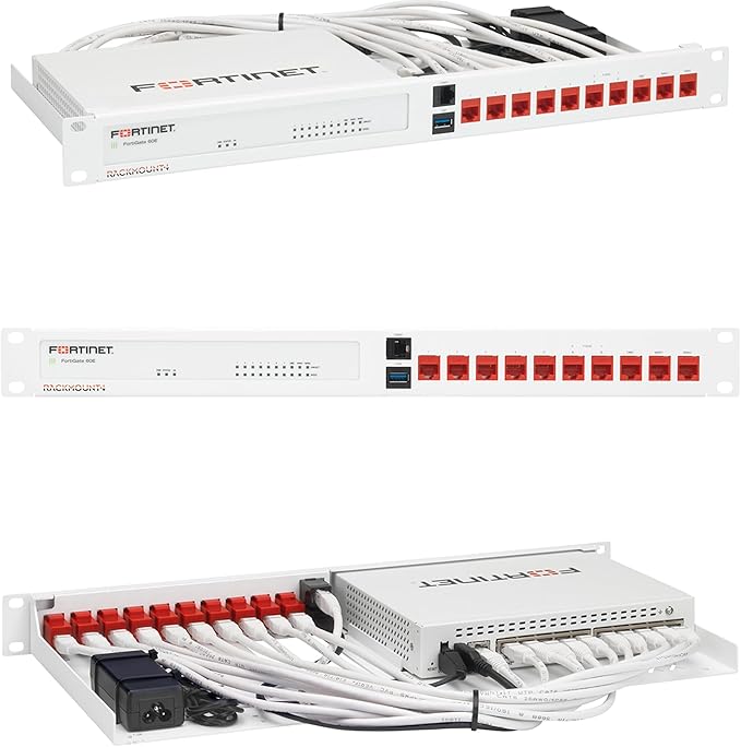 Amazon.com: Rackmount.IT Rack Mount Kit for Fortinet FortiGate 60F ...