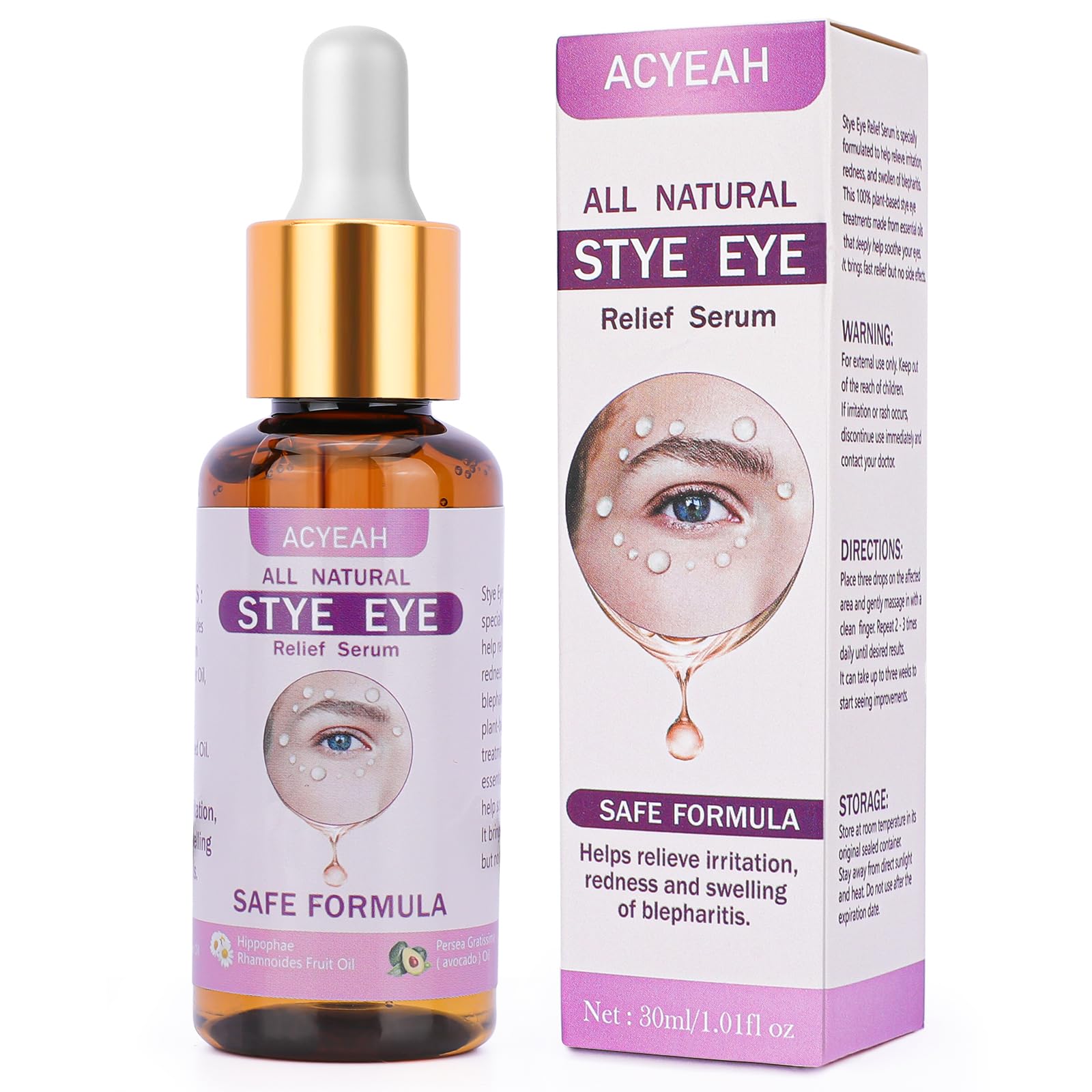 Orzuelo Stye Eye Treatment,Chalazion Remover,Stye Eye Relief Serum For