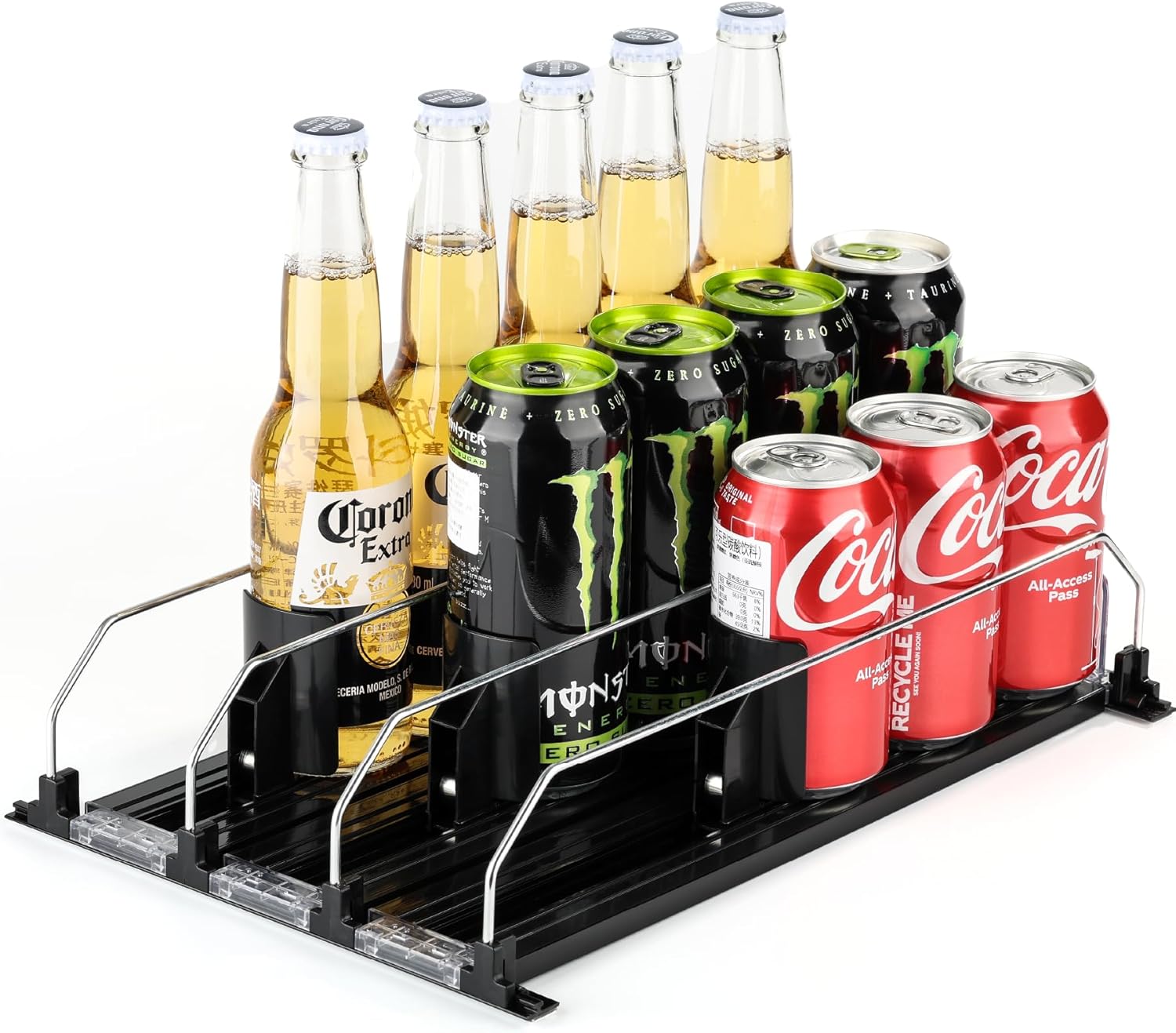 Amazon.com: McKay Soda Can Dispenser for Refrigerator | Width ...