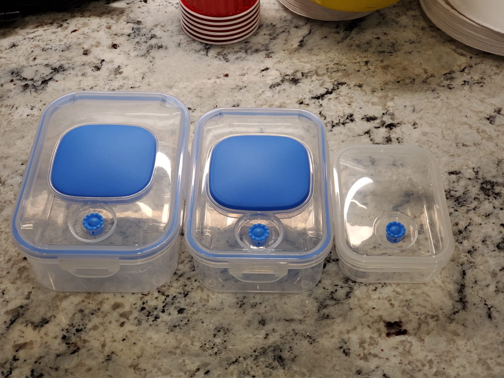 Amazon.com: Vacuum Seal Containers Sets for Food Storage,BPA-Free ...