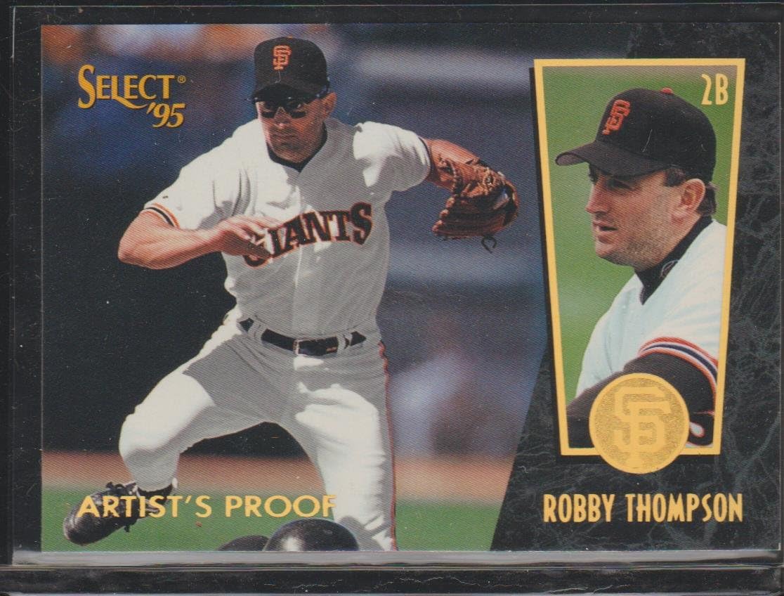 Amazon.com: 1995 Select Robby Thompson Giants Artist Proof Baseball ...