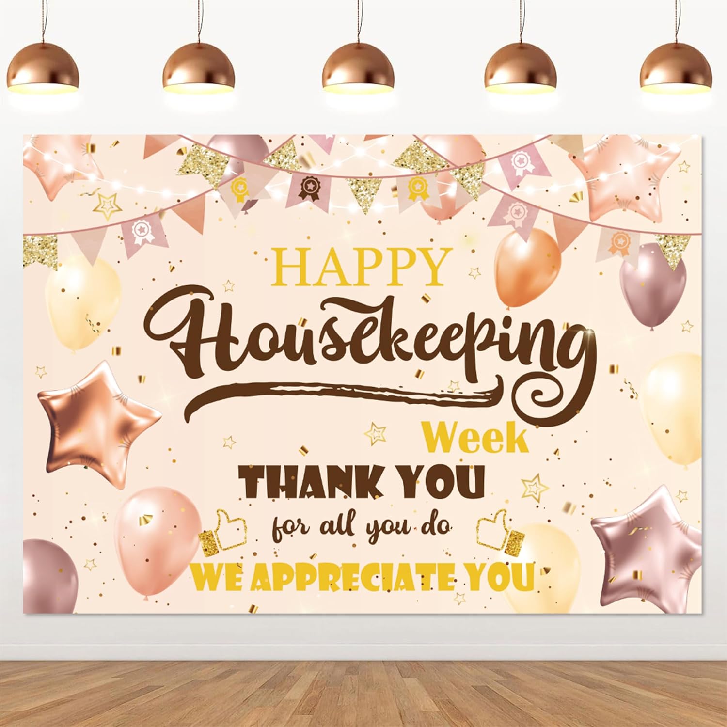 Amazon.com: IRCOR Housekeeping Week Decorations Happy Housekeeping Week ...
