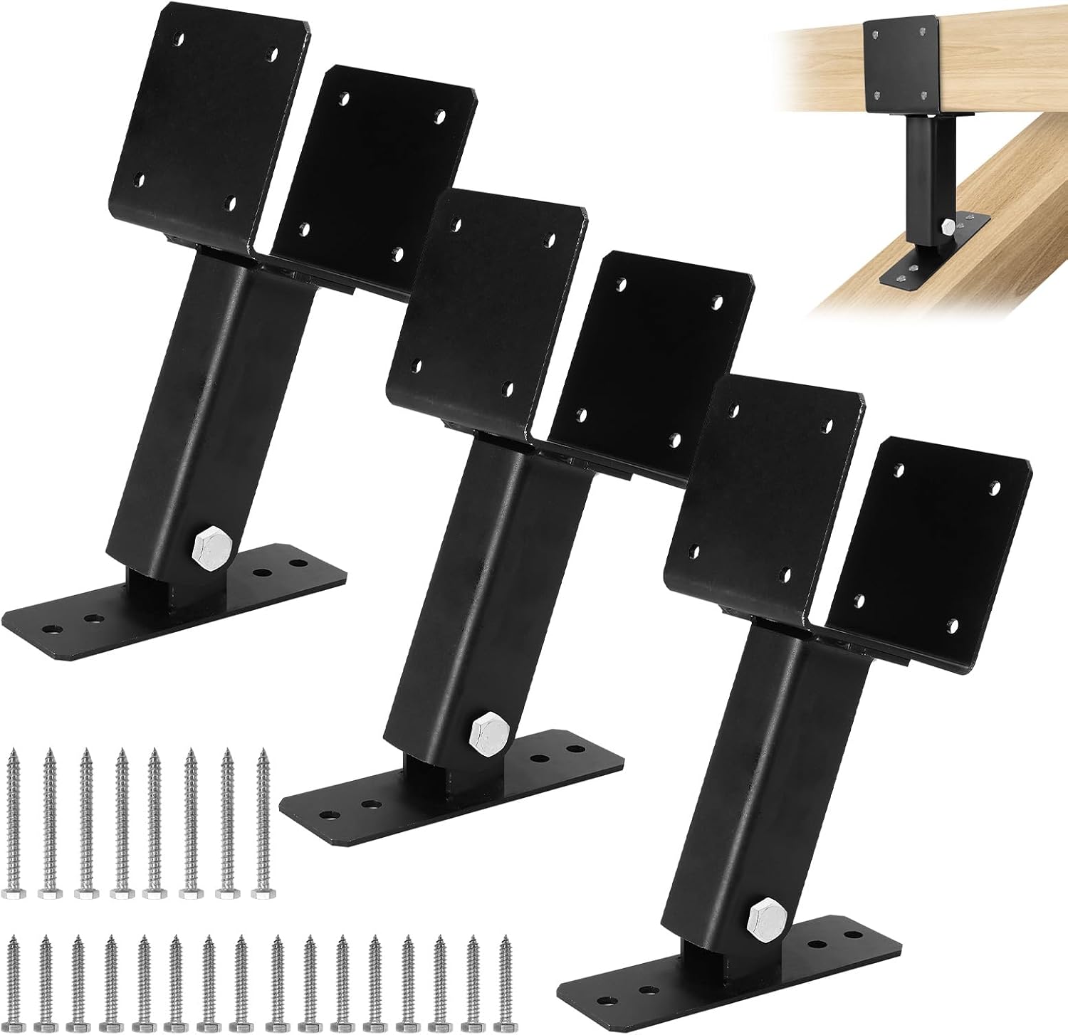Amazon.com: Rasugarlary Roof Riser Brackets, 3 Pack, 304 Heavy Duty ...