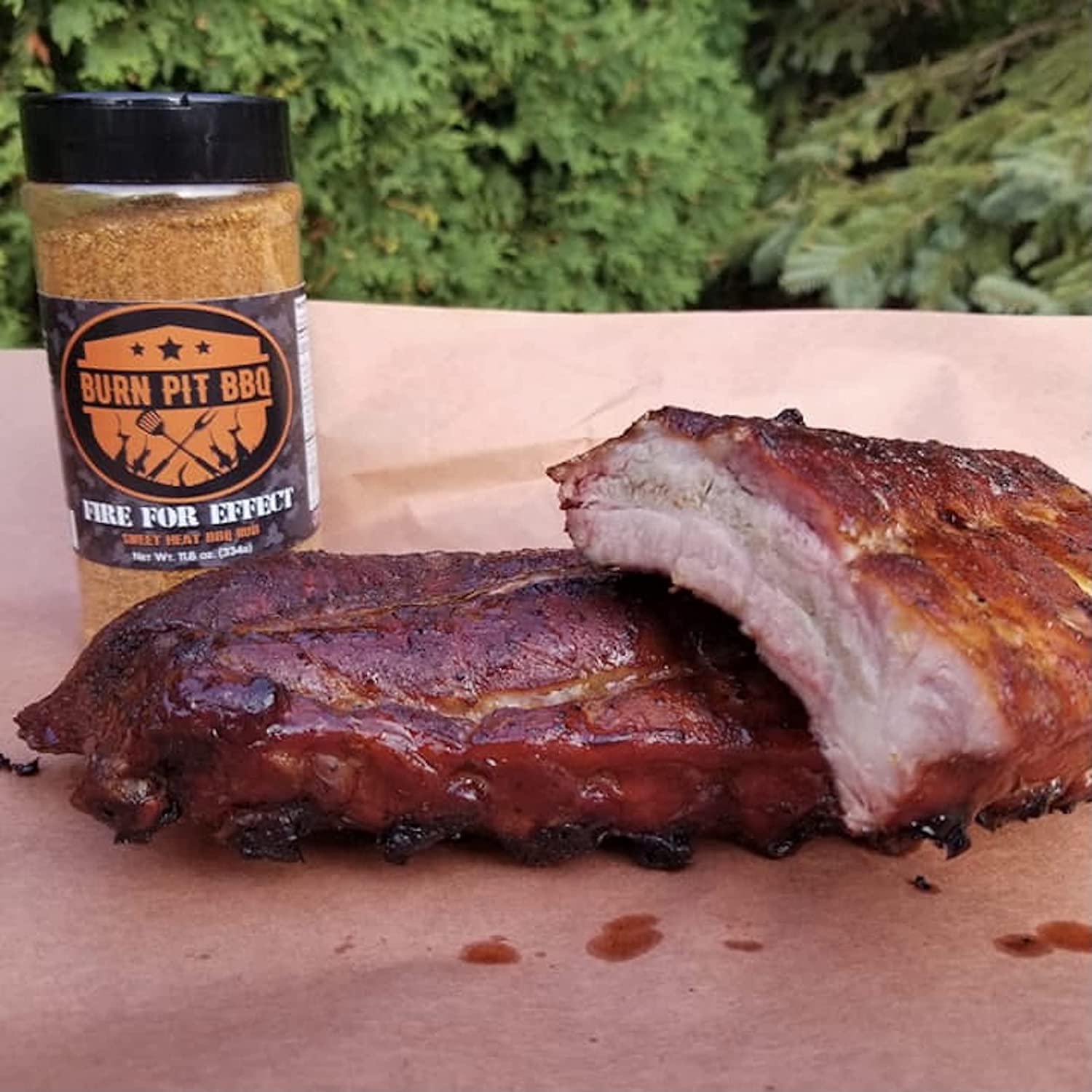 Burn Pit BBQ Fire For Effect Sweet Heat BBQ Rub Perfecto para pollo ...