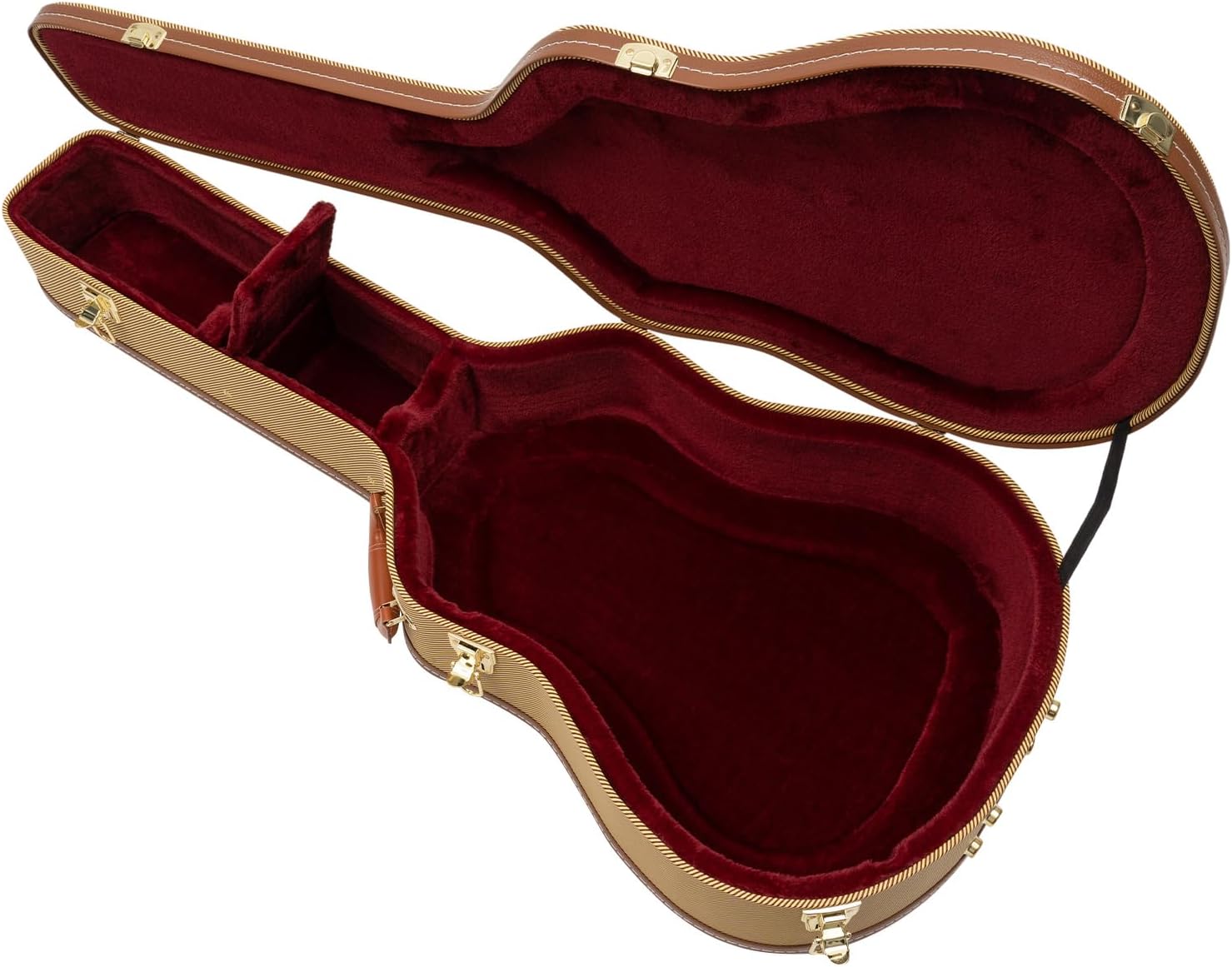 Amazon.com: LEYSRIS Electric Guitar Case Guitar Gig Bag, Wood Electric ...