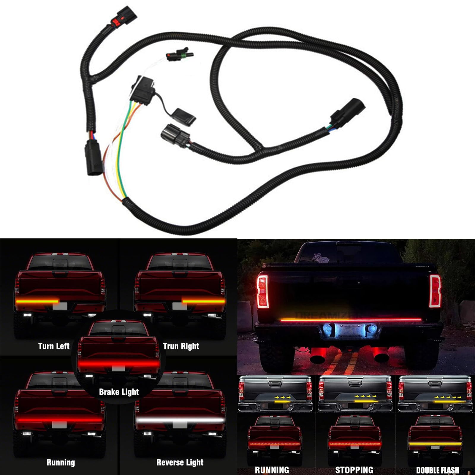 Snapklik.com : Tailgate Light Bar Harness