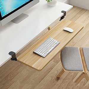Amazon.com: IBOWZ Keyboard Drawer Tray Home Office - Ergonomic ...