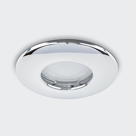 MiniSun Bathroom / Shower / Soffit IP65 Polished Chrome Recessed ...