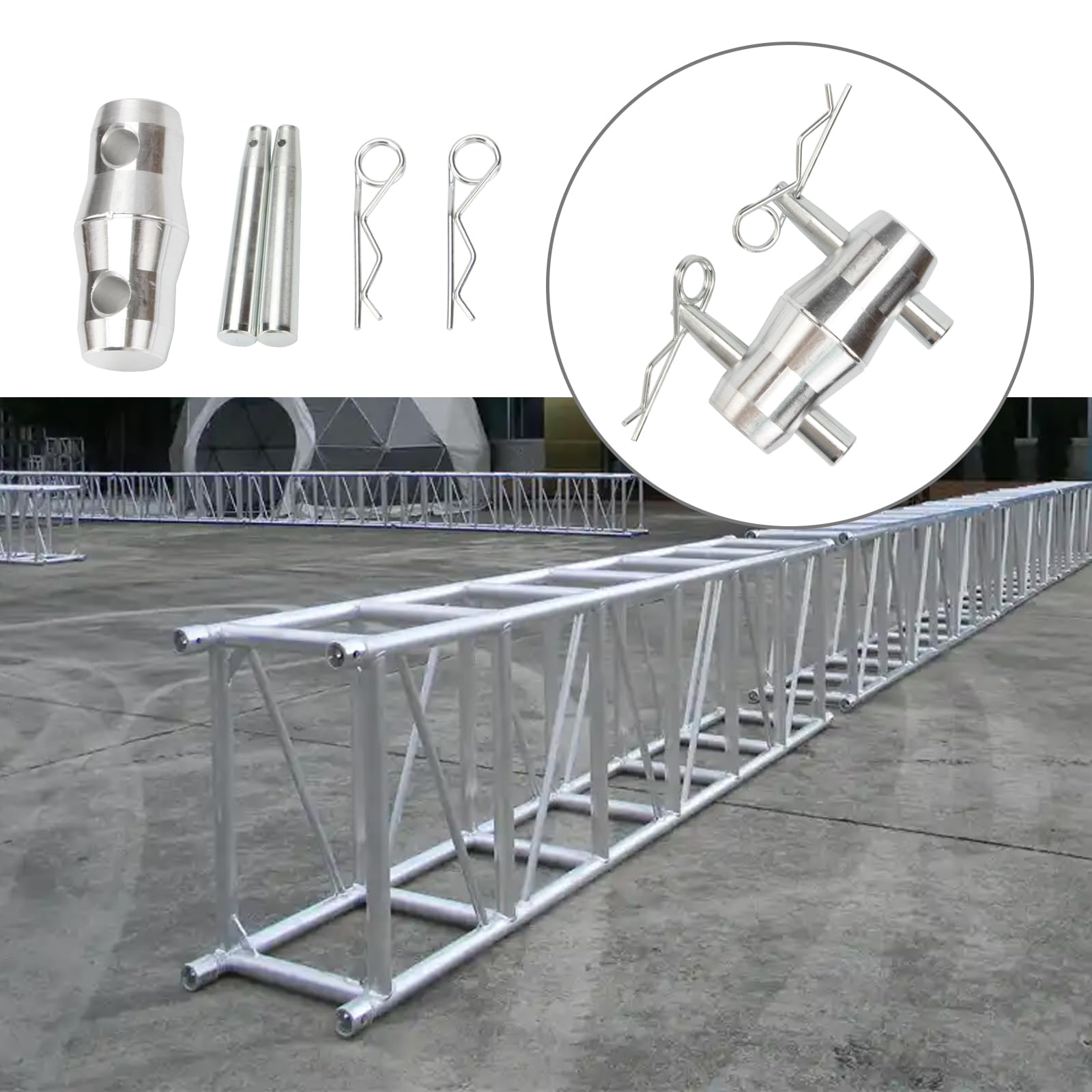 Snapklik.com : KVMORZE 24 Sets Galvanized Iron Conical Coupler Pins