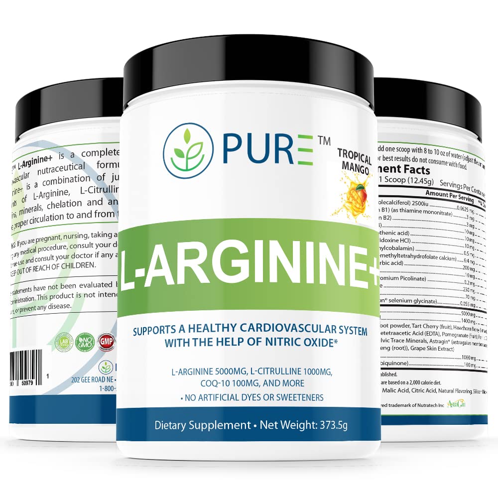 Snapklik.com : PURE L-Arginine+ L- Arginine+, L- Arginine L Citrulline ...