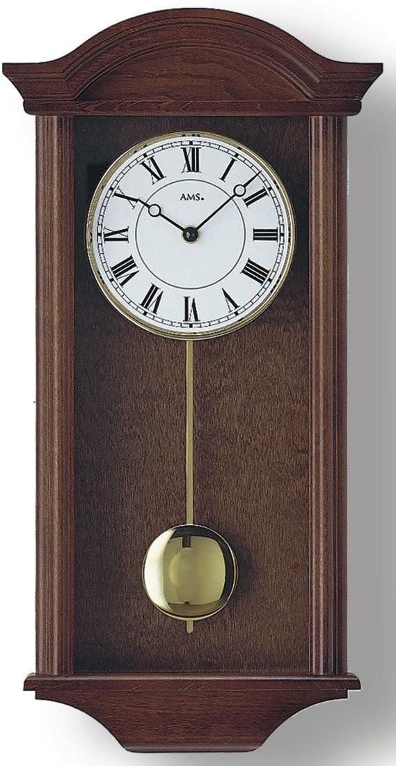 Amazon.com: AMS Uhrenfabrik Clock, Silver, 53 x 10 x 54 cm : Home & Kitchen