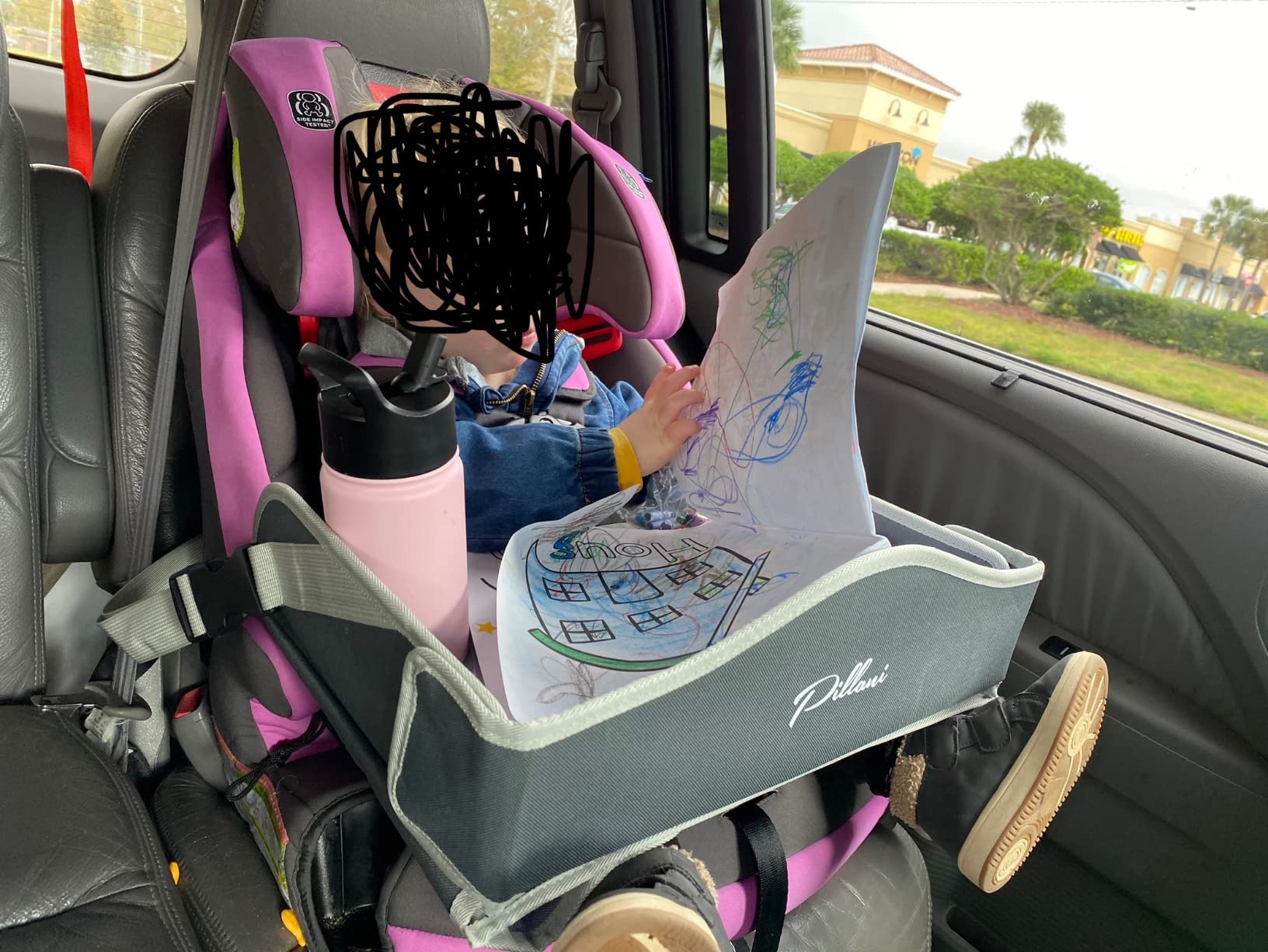 $5/mo - Finance Pillani Kids Travel Tray for Car - Car Seat Tray for ...