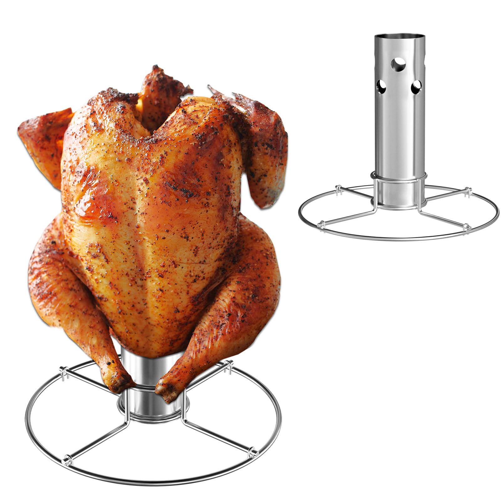 Amazon.com: Beer Can Chicken Holder for Charbroil Big Easy Turkey Fryer ...