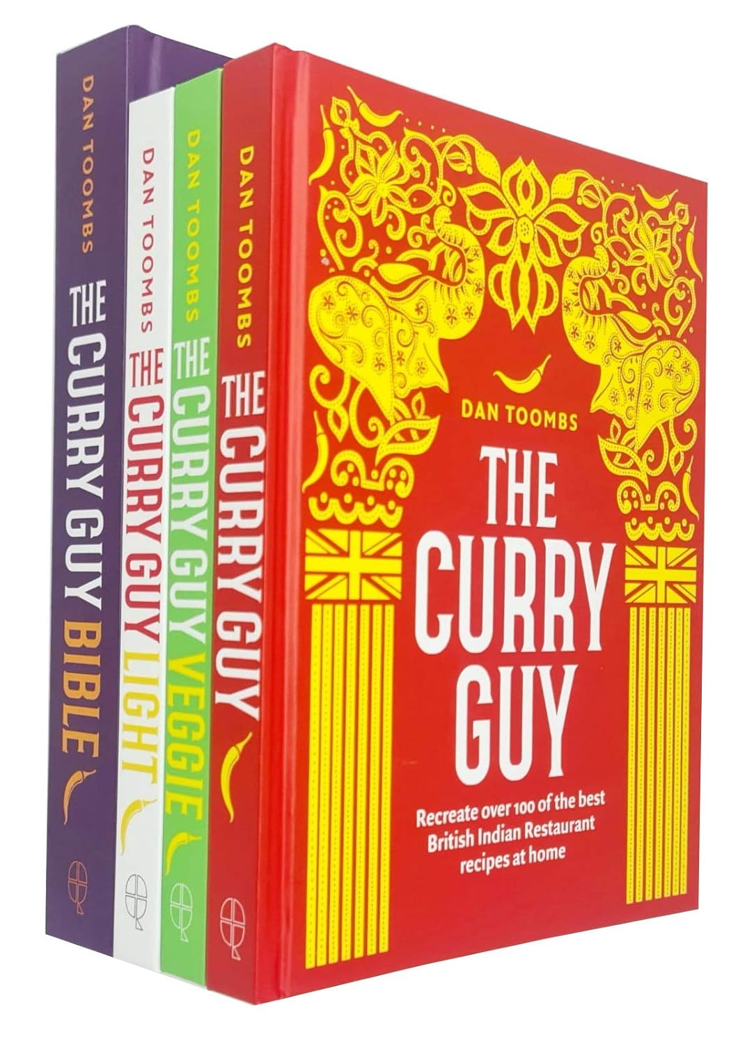 The Curry Guy Collection 4 Books Set By Dan Toombs (The Curry Guy Bible ...