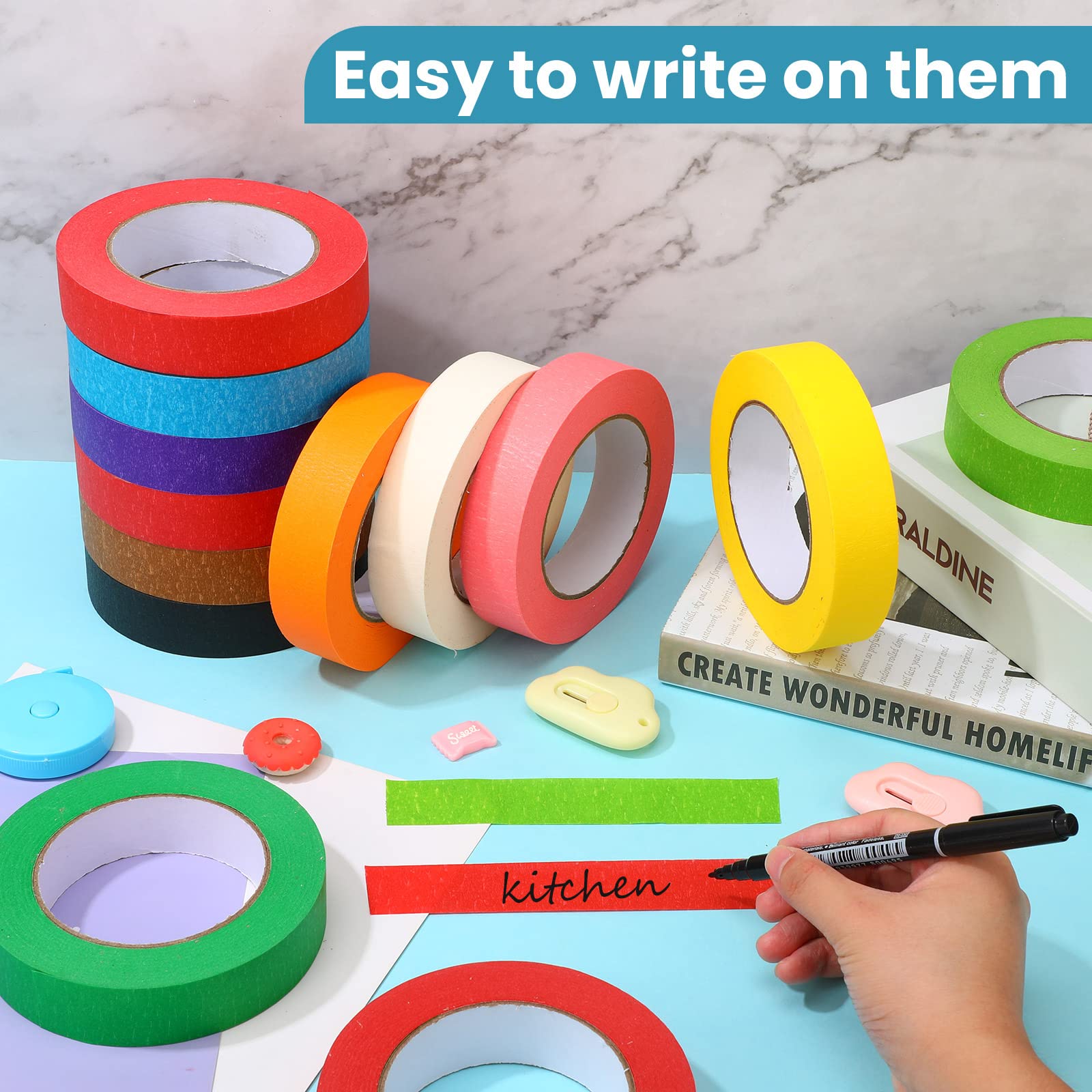 Colored Masking Tape 1 Inch