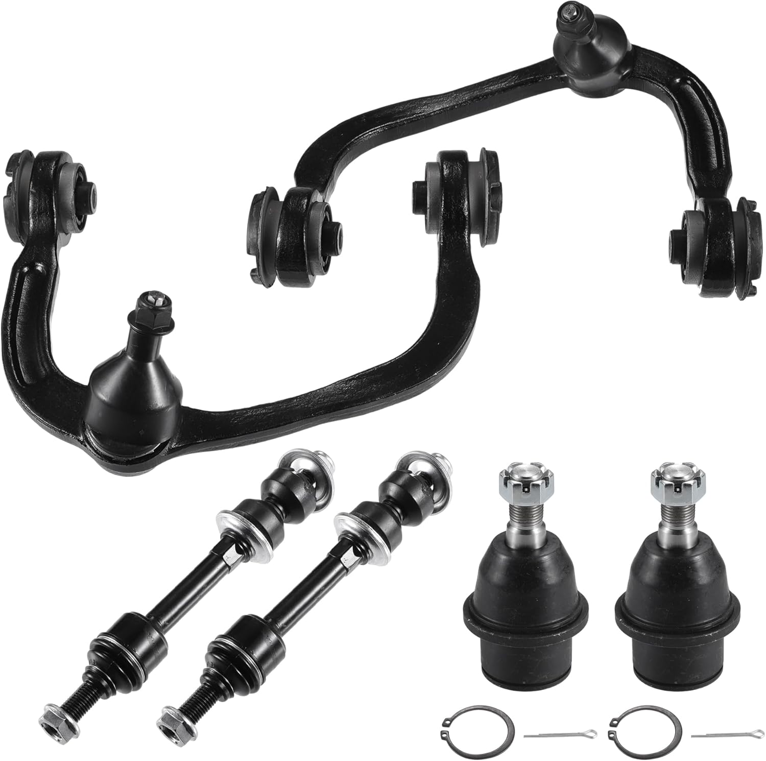 Amazon.com: X AUTOHAUX 6 Pcs Front Upper Control Arm Suspension Kit for ...