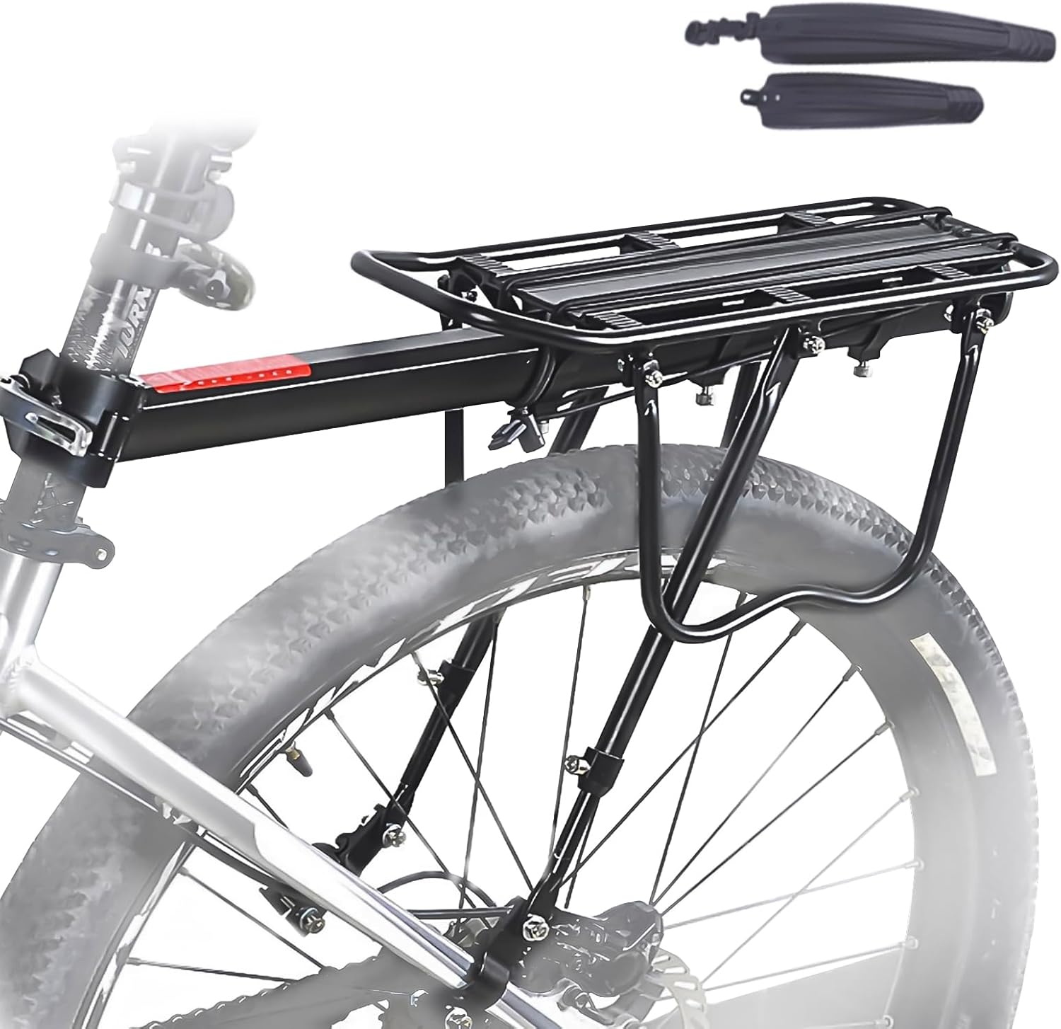Amazon.com : Bike Rear Cargo Rack - Adjustable Bicycle Trunk Pannier ...