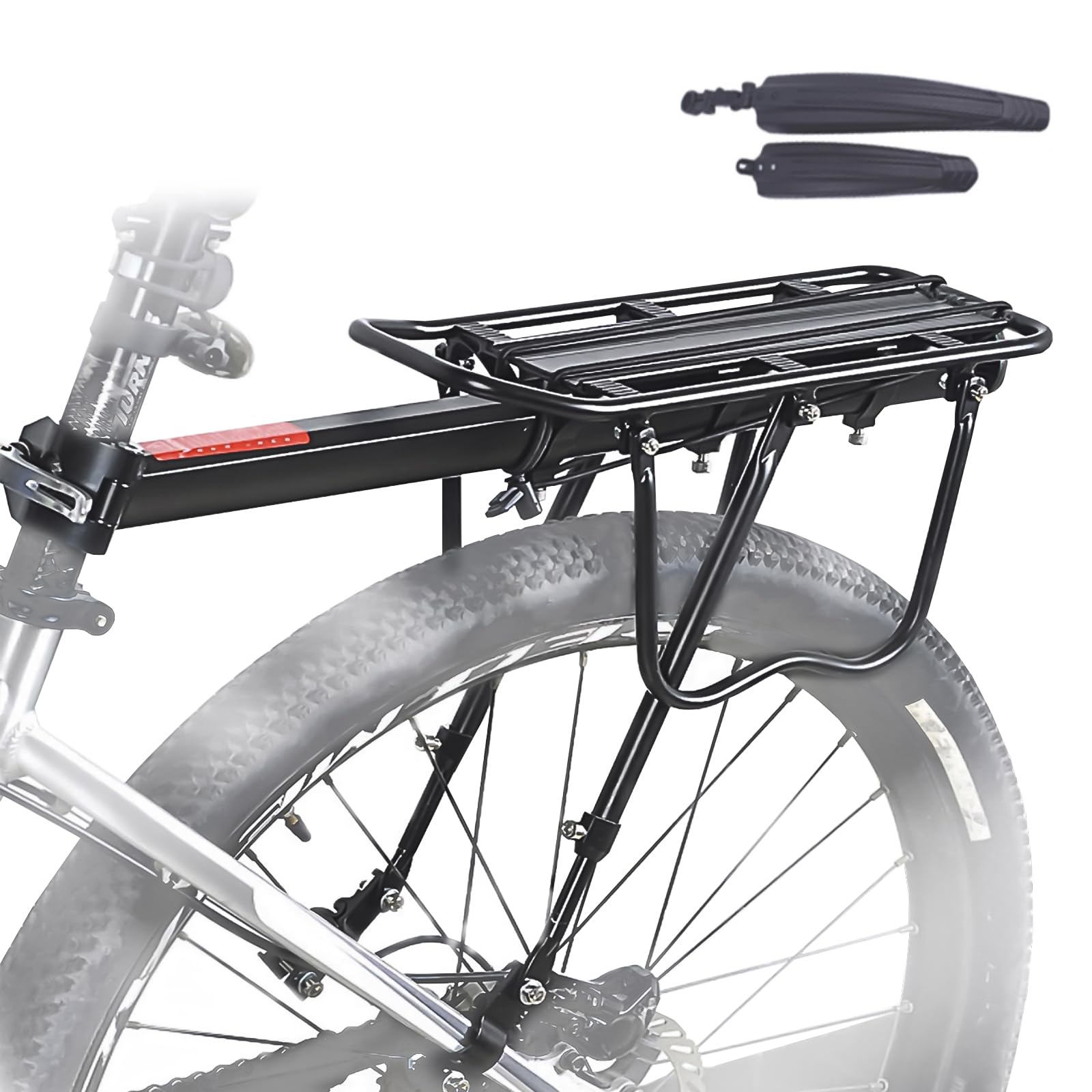 Amazon.com : Bike Rear Cargo Rack - Adjustable Bicycle Trunk Pannier ...