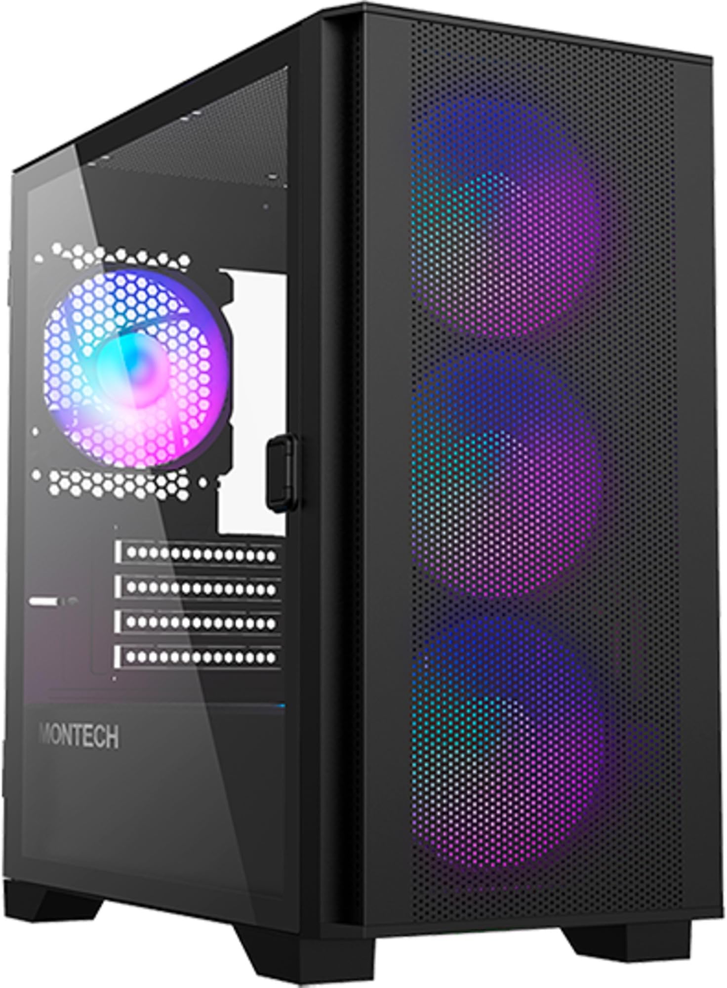 Amazon.com: GIGABYTE C102 Glass - Black Mid Tower PC Gaming Case ...
