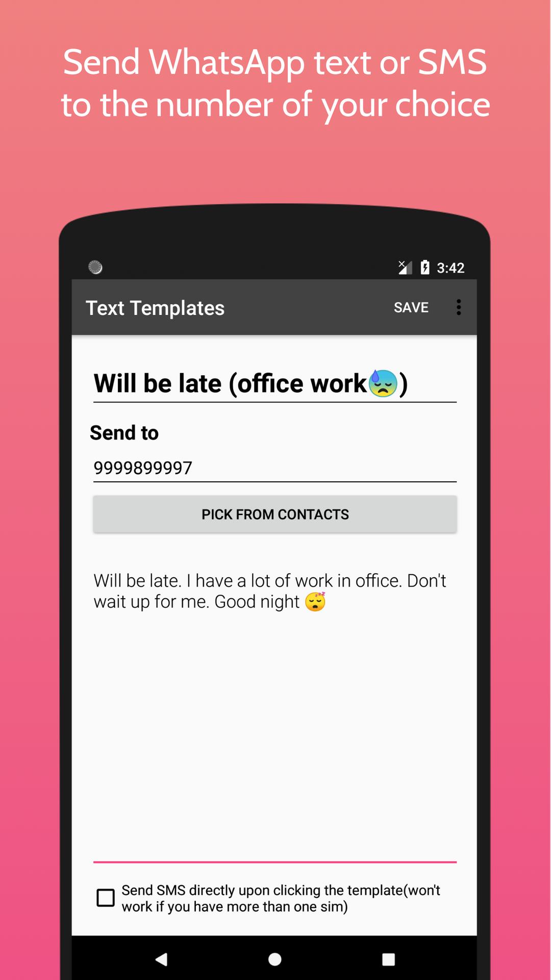 Text Templates - App on Amazon Appstore
