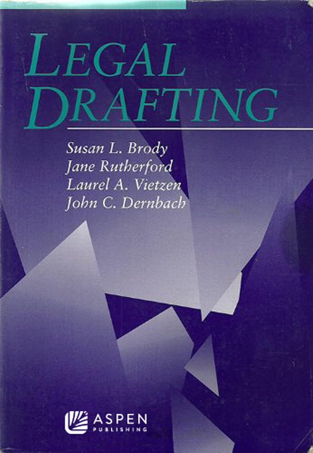Amazon | Legal Drafting | Brody, Susan L., Rutherford, Jane, Vietzen ...
