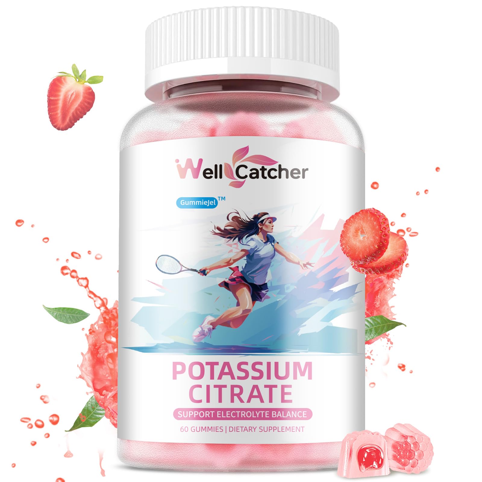 Amazon.com: Potassium Citrate Gummies for Adults Men Women - High ...