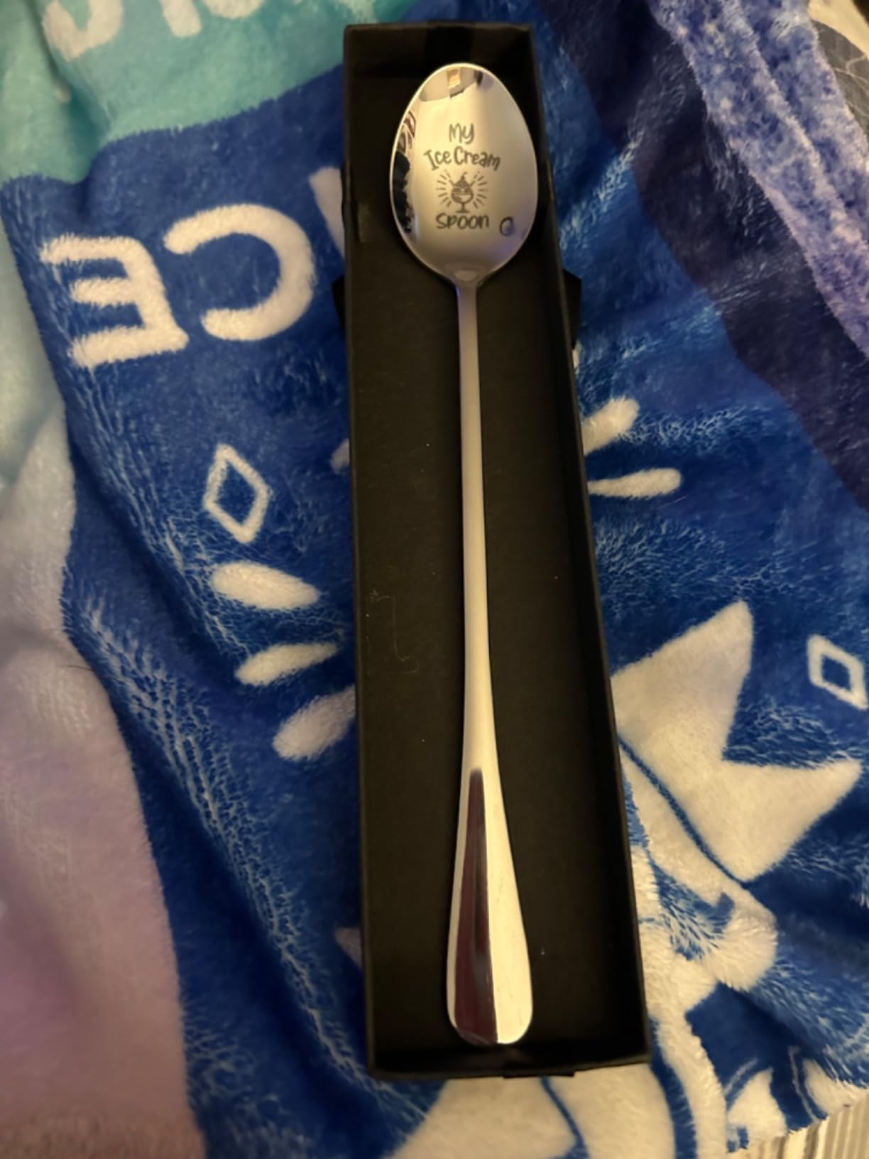 Amazon.com: Nana's Ice Cream Spoon Funny Engraved Stainless Steel Spoon ...