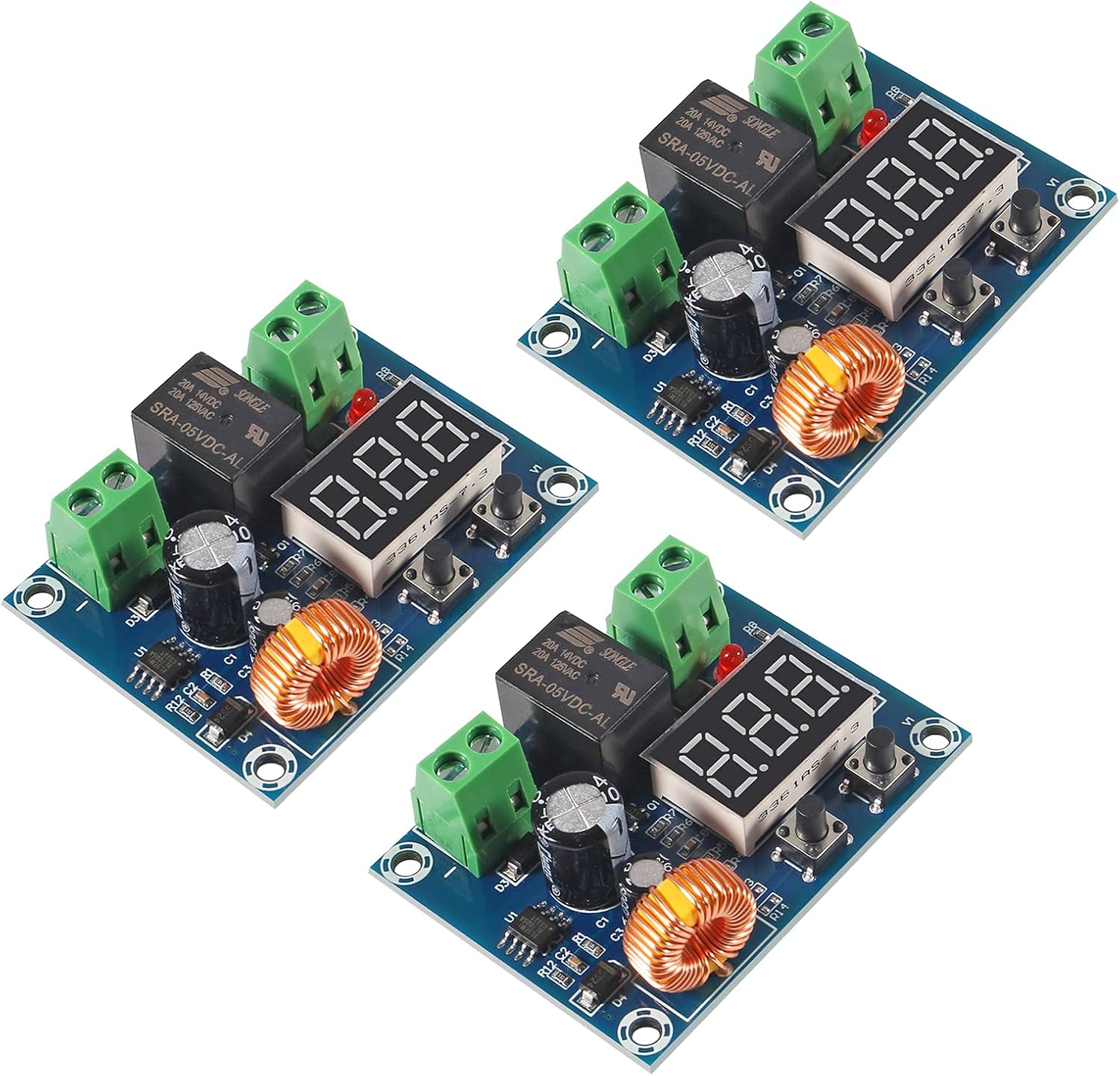 Amazon.com: AITRIP 3PCS DC 12V-36V Voltage Protection Module Digital ...