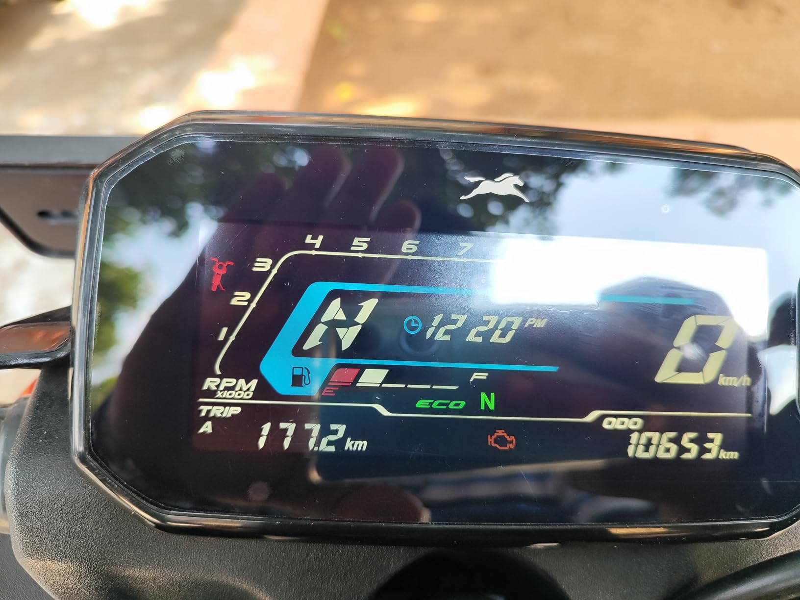 R.J.VON Plastic - Bike Speedo Meter Screen Guard With Key Tag For - Tvs ...