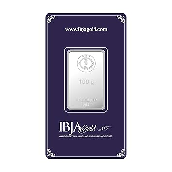 IBJA Gold Investment 100 gm Silver Coin Frames for Women ...
